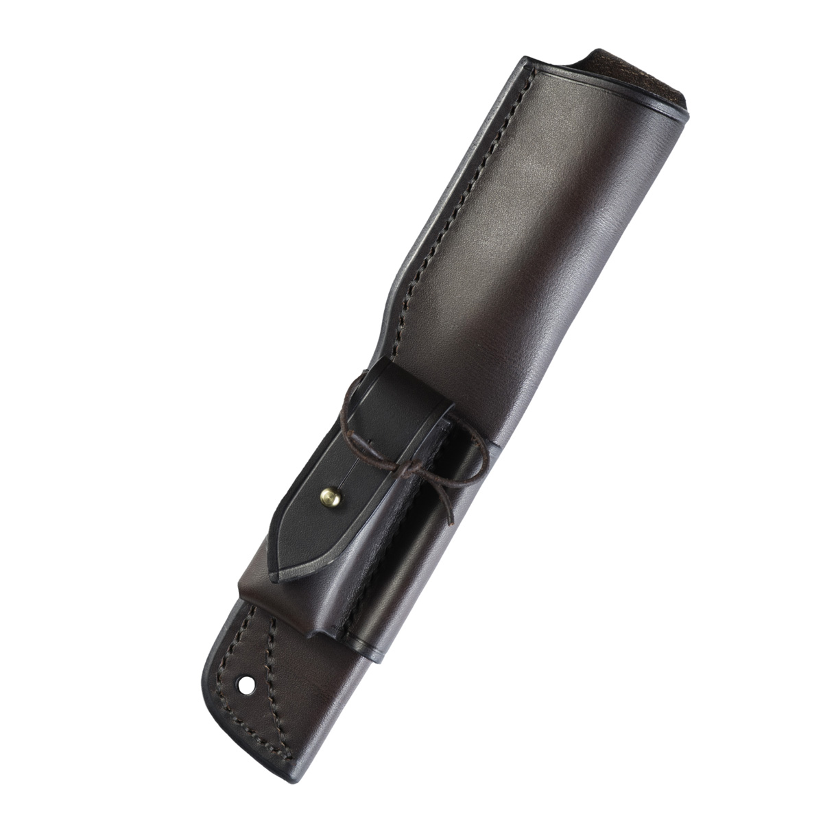 Ray Mears Leather Knife Sheath - Belt with DC3 and Fire Stick Pockets